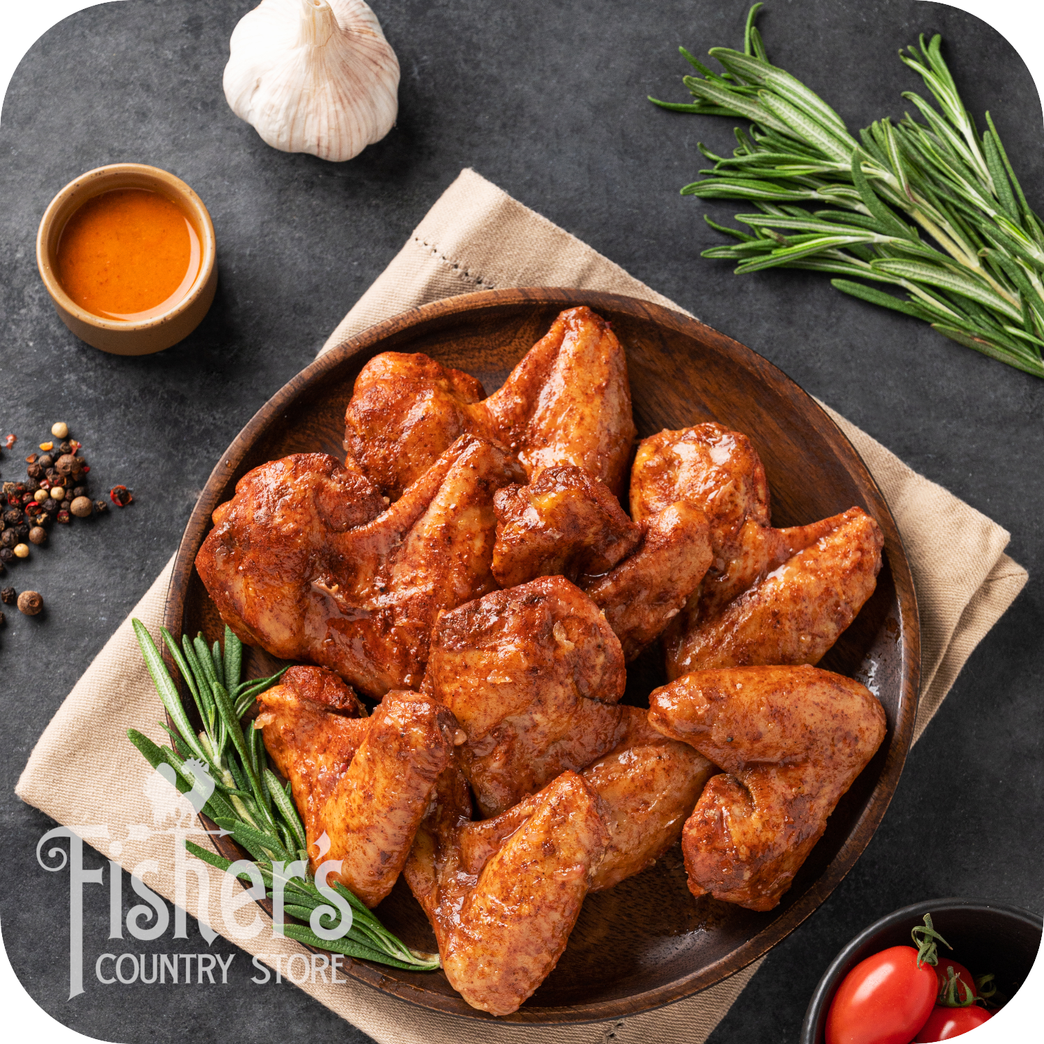 40 lb. Chicken, Cut Party Wings – Fisher's Country Store